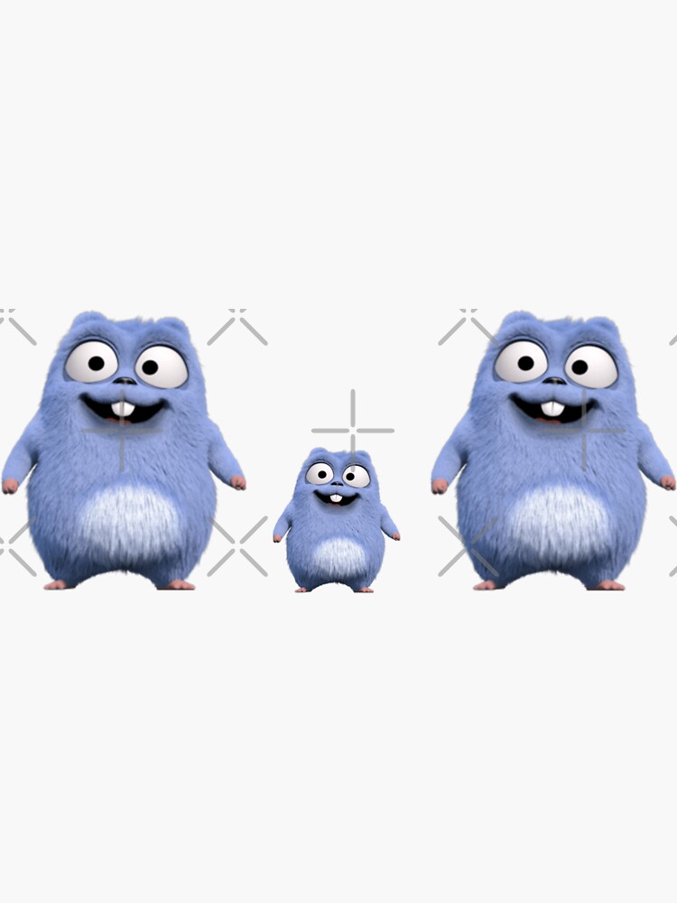 "Funny family Grizzy & les Lemmings - les Lemmings (2022)" Sticker for ...