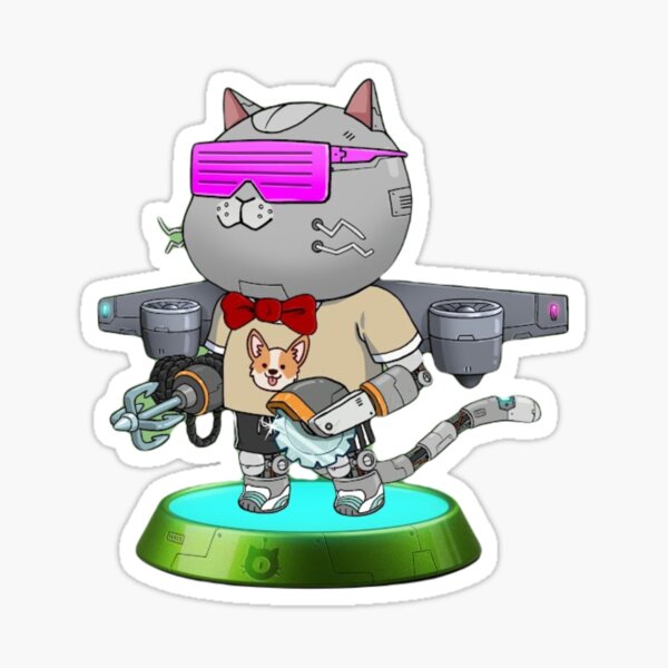 "CATBOTICA | CATS Stickers | Meow!" Sticker for Sale by Stickerscats ...