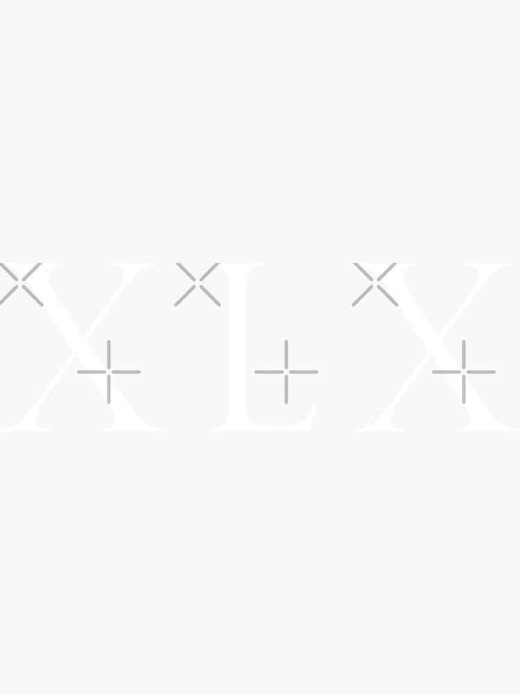 Pegatina «números romanos | Número romano XLX | Números romanos XLX 10 ...