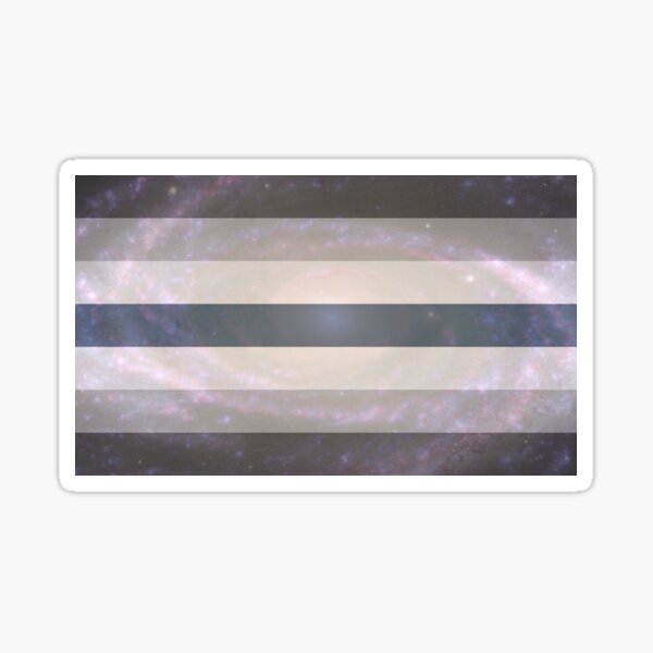 "Galaxy Greygender Flag" Sticker for Sale by fieldscarecrows | Redbubble