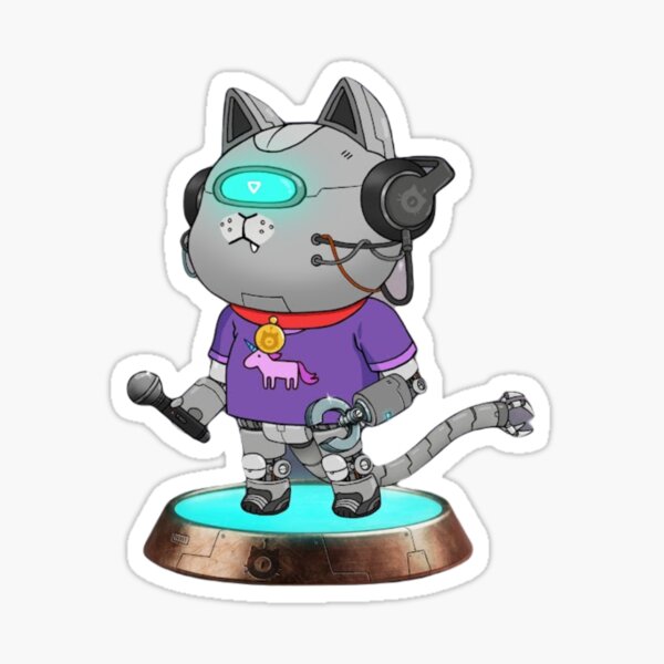 "CATBOTICA | CATS Stickers | Meow!" Sticker for Sale by Stickerscats ...