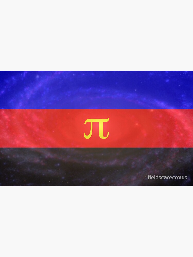 "Galaxy Polyam Flag" Sticker for Sale by fieldscarecrows | Redbubble