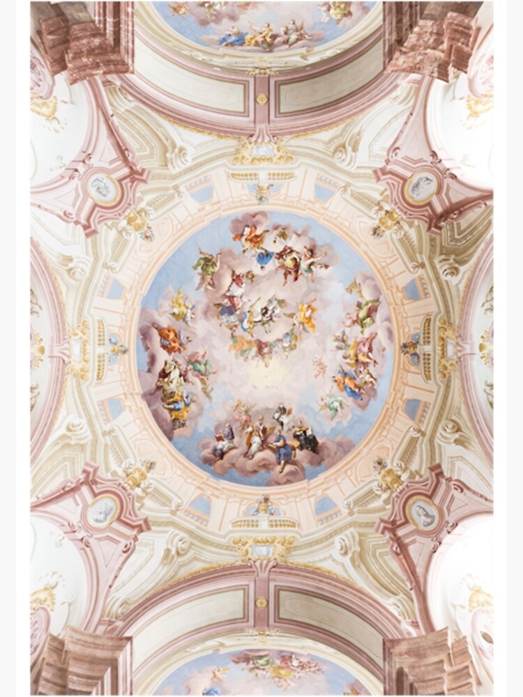 "Renaissance Ceiling Painting Gods Angels Fresco " Poster for Sale by ...