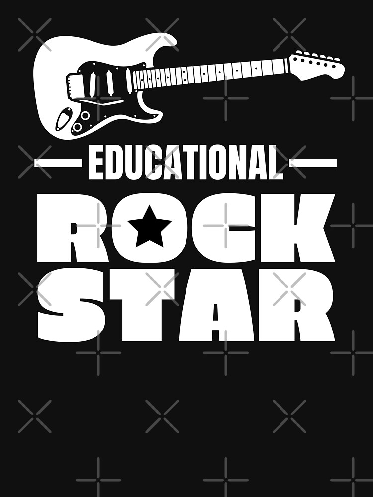 "Musical Guitar Educational Rockstar For Funny Musical Teacher And ...