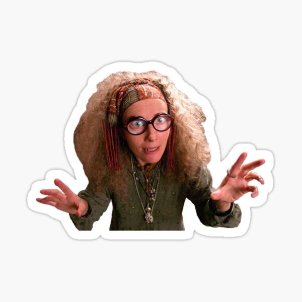 "professor trelawney" Sticker for Sale by dreamatoriums | Redbubble