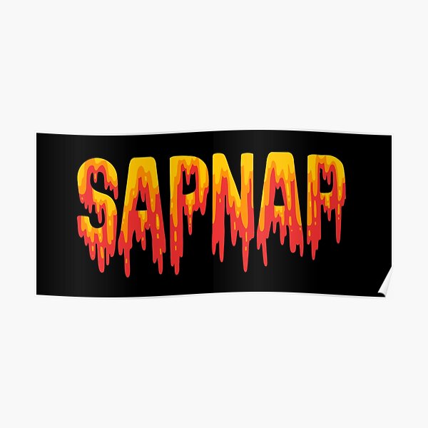"sapnap lava logo" Poster for Sale by SushisStickers | Redbubble
