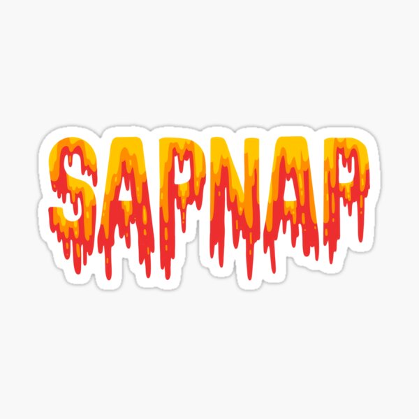 "sapnap lava logo" Sticker for Sale by SushisStickers | Redbubble