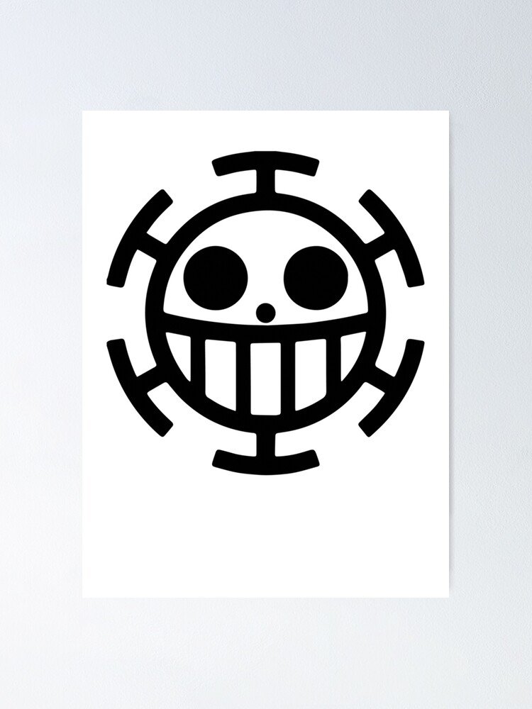 "Trafalgar Law Logo" Poster for Sale by Onepiecetattoos | Redbubble