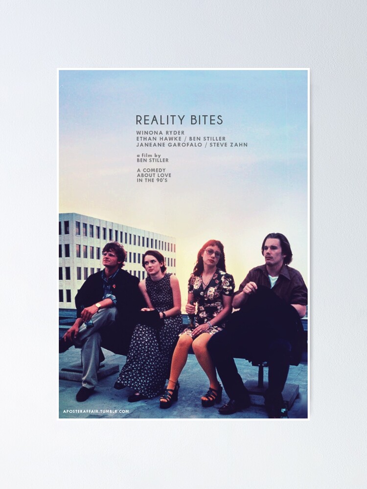 "Reality Bites" Poster for Sale by jenniembarger | Redbubble