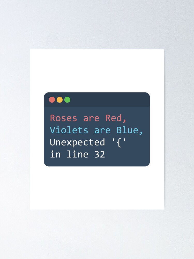 "Unexpected Poem" Poster for Sale by NabilsDesign | Redbubble