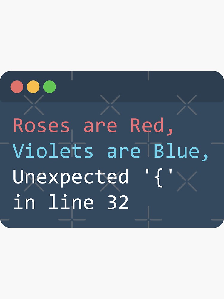 "Unexpected Poem" Sticker for Sale by NabilsDesign | Redbubble