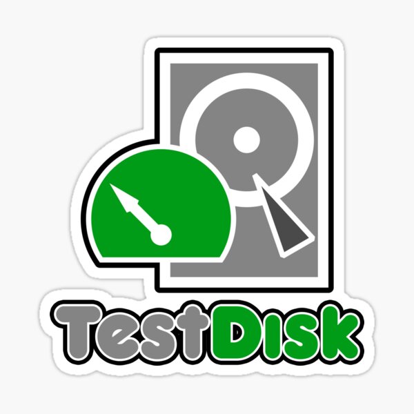 "TestDisk | Data recovery utility" Sticker for Sale by typo-n-quotes ...
