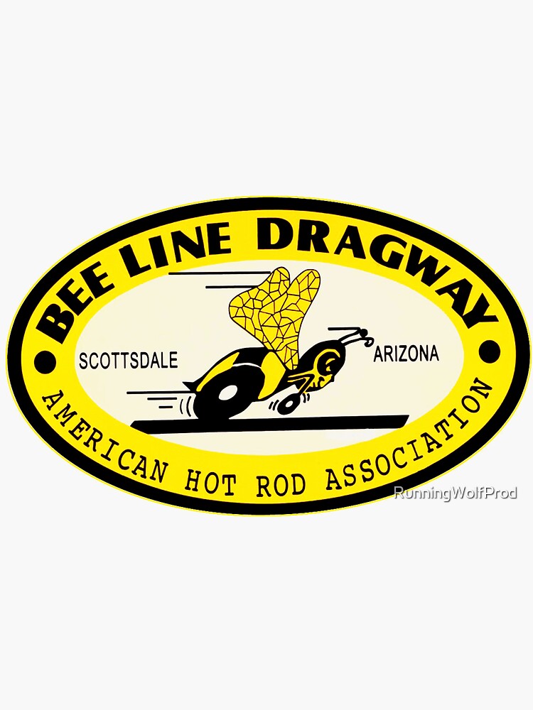 "BeeLine Dragway T Shirt" Sticker for Sale by RunningWolfProd | Redbubble