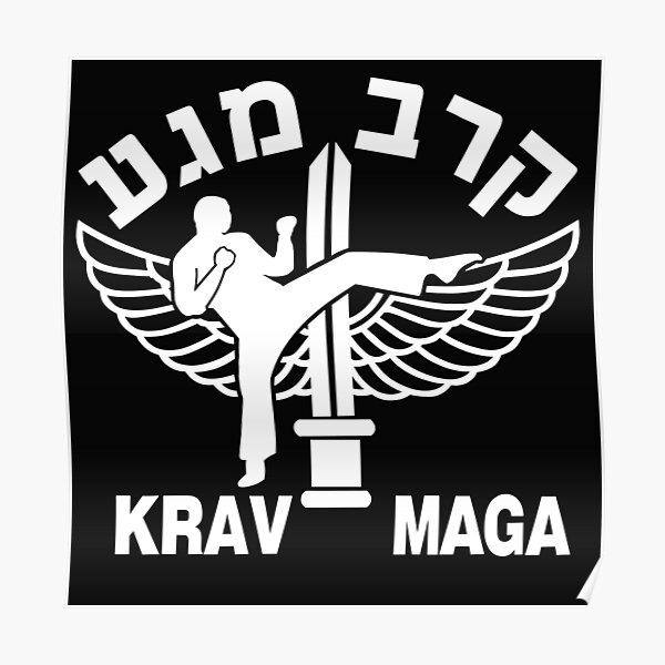 "KRAV MAGA" Poster for Sale by josialbi | Redbubble