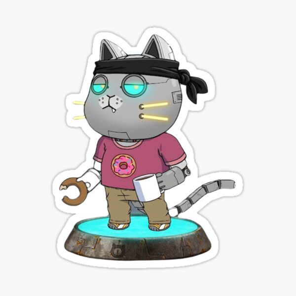 "CATBOTICA | CATS Stickers | Meow!" Sticker for Sale by Stickerscats ...