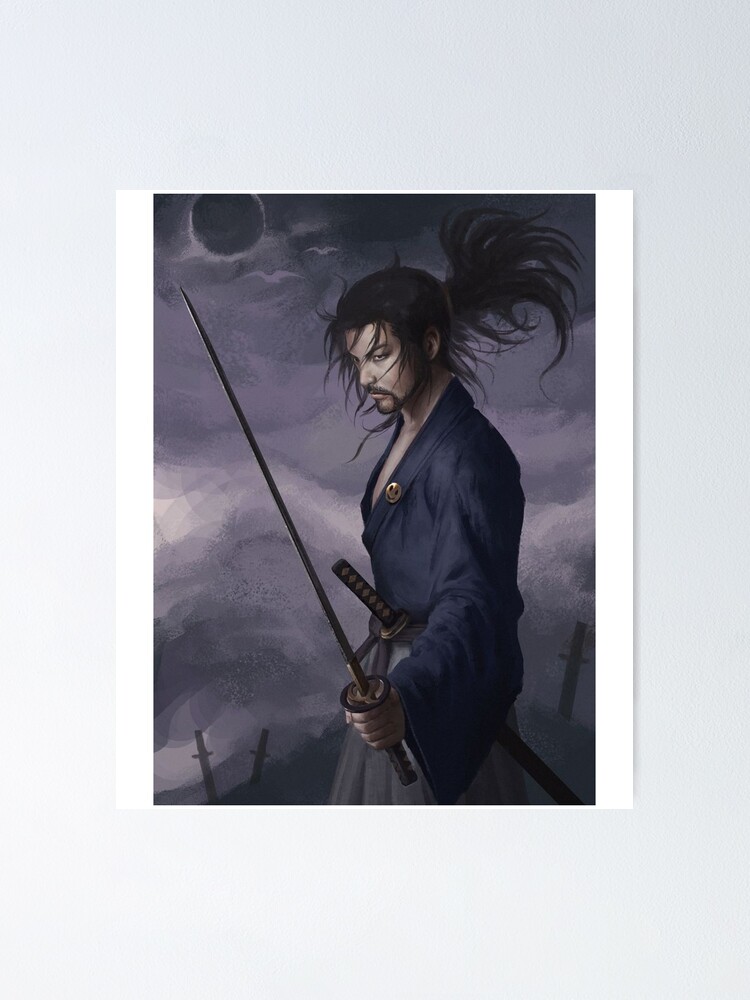 "Miyamoto musashi" Poster for Sale by Hchmaouichop | Redbubble