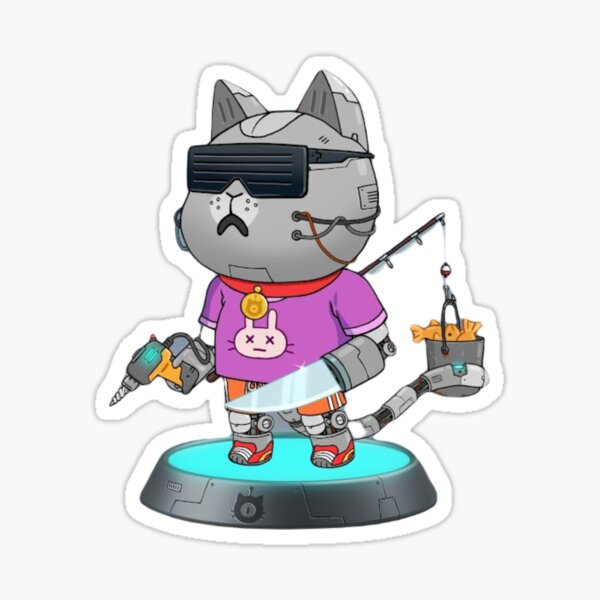 "CATBOTICA | CATS Stickers | Meow!" Sticker for Sale by Stickerscats ...