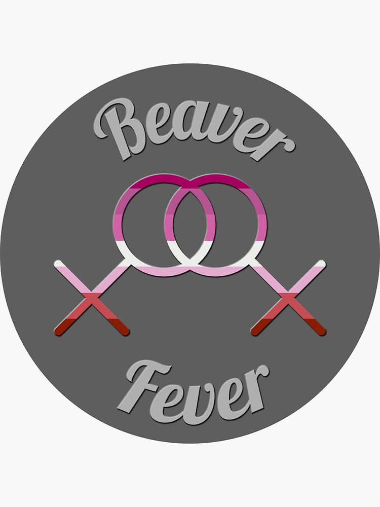 "Beaver Fever - Pride Flag" Sticker for Sale by CondomentBar | Redbubble
