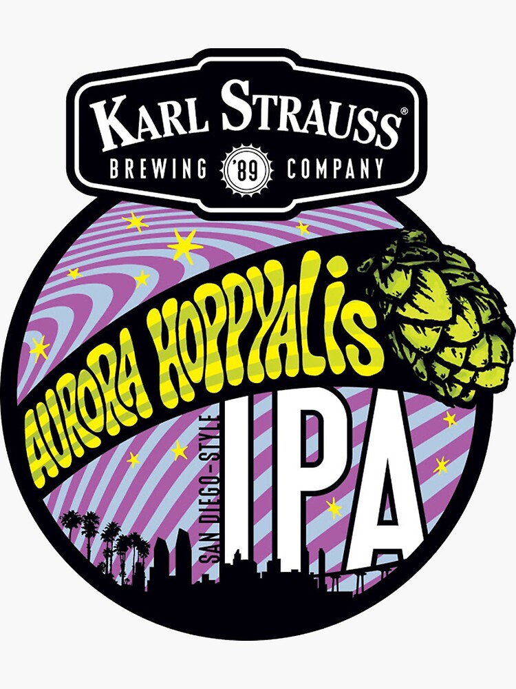 "Karl Strauss Brewing Company" Sticker for Sale by ConstantinoTees ...