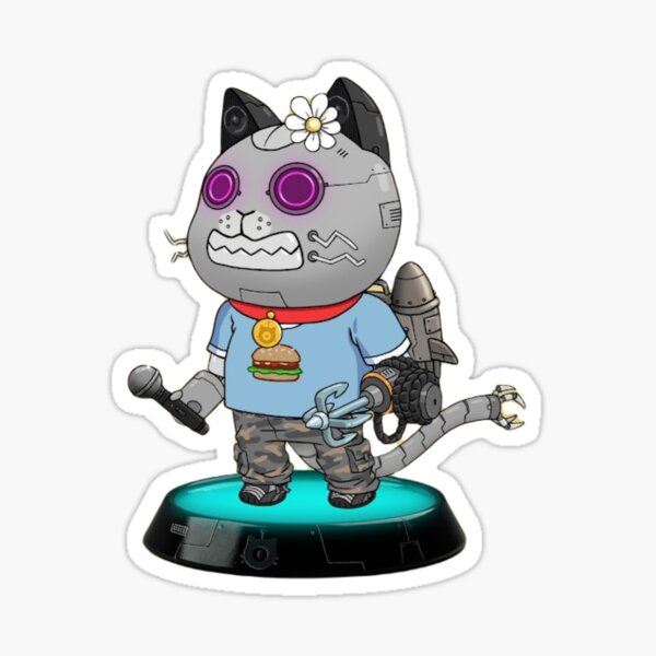 "CATBOTICA | CATS Stickers | Meow!" Sticker for Sale by Stickerscats ...