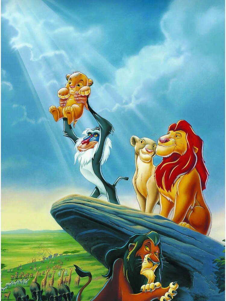 "Simba the Lion King Sticker" Sticker for Sale by hasnaaratbi | Redbubble