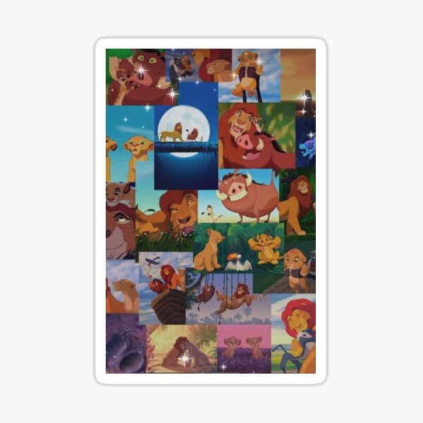 "Simba the Lion King Sticker" Sticker for Sale by hasnaaratbi | Redbubble