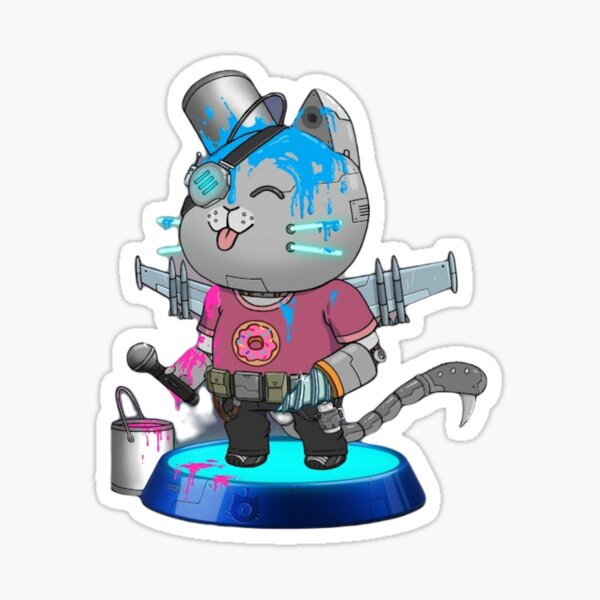 "CATBOTICA | CATS Stickers | Meow!" Sticker for Sale by Stickerscats ...