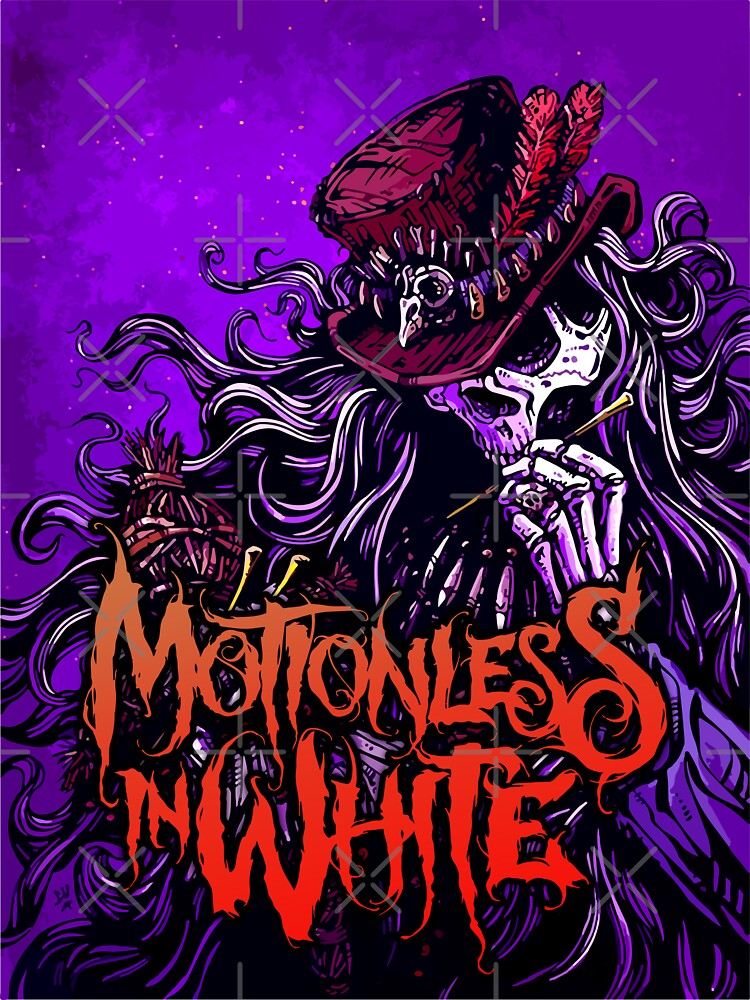 "Motionless in White Merch" Sticker for Sale by xxXVintageXxx | Redbubble