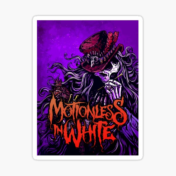 "Motionless in White Merch" Sticker for Sale by xxXVintageXxx | Redbubble