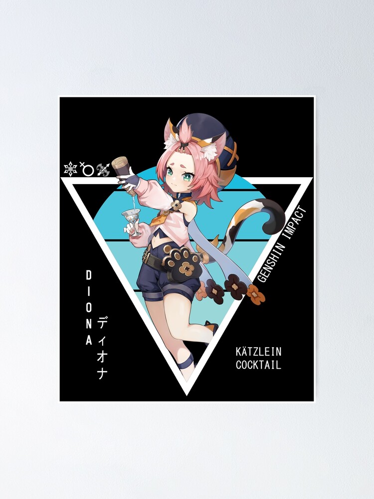 "Diona | Genshin Impact" Poster for Sale by B-love | Redbubble