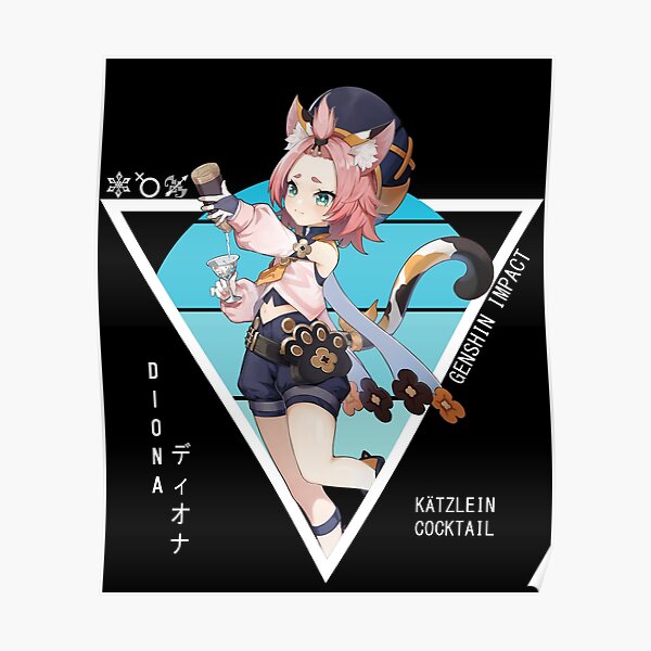 "Diona | Genshin Impact" Poster for Sale by B-love | Redbubble