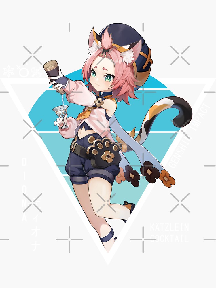 "Diona | Genshin Impact" Sticker for Sale by B-love | Redbubble