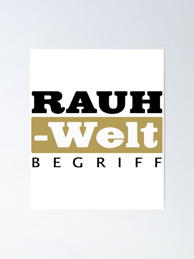 "RWB Rauh Welt Begriff Gold Logo " Poster for Sale by PitLaneArts ...