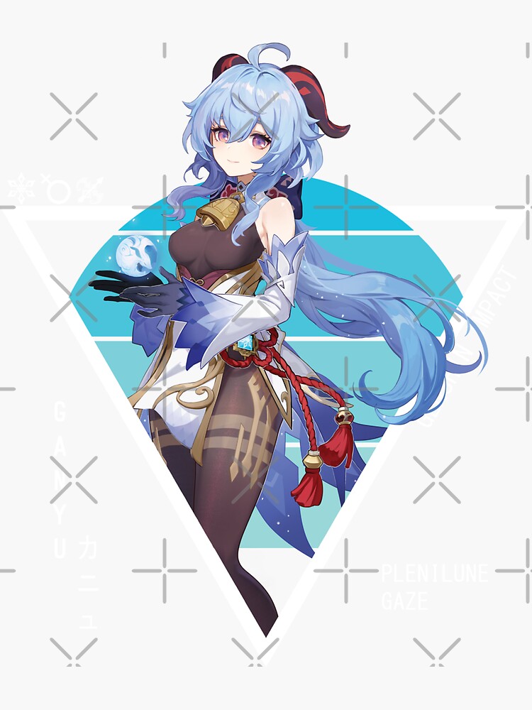 "Ganyu | Genshin Impact" Sticker for Sale by B-love | Redbubble