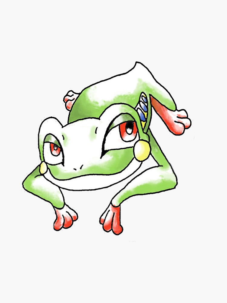"AnimalDEX Red Eyed Tree Frog " Sticker for Sale by AnimalDEX | Redbubble