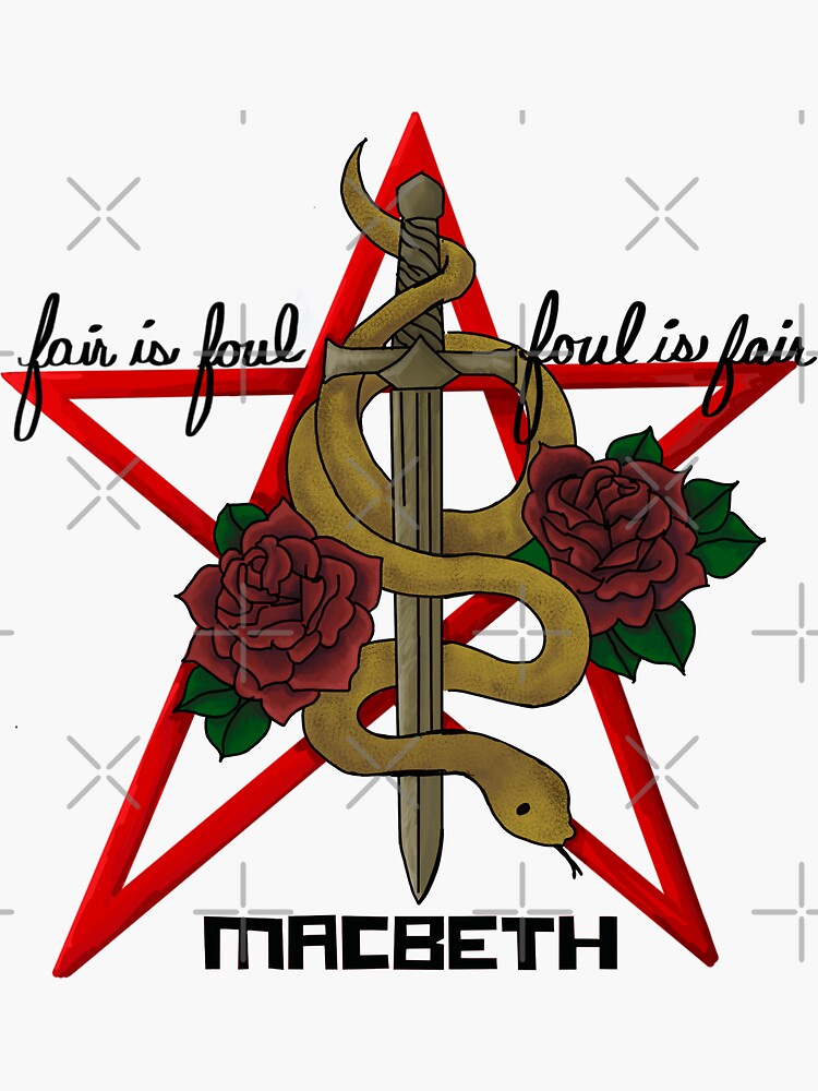 "Macbeth Serpent" Sticker for Sale by mamashark17 | Redbubble