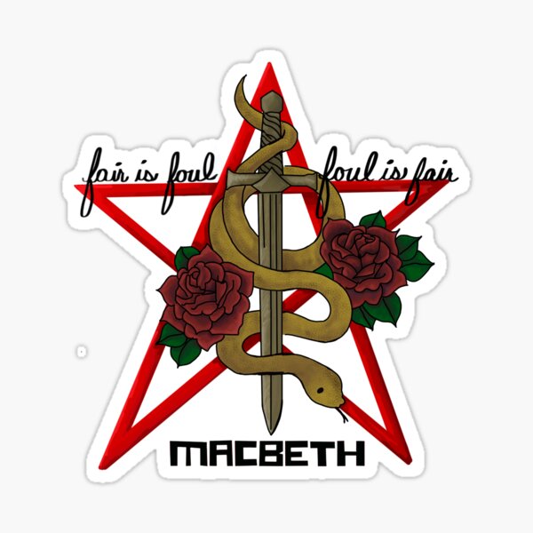 "Macbeth Serpent" Sticker for Sale by mamashark17 | Redbubble