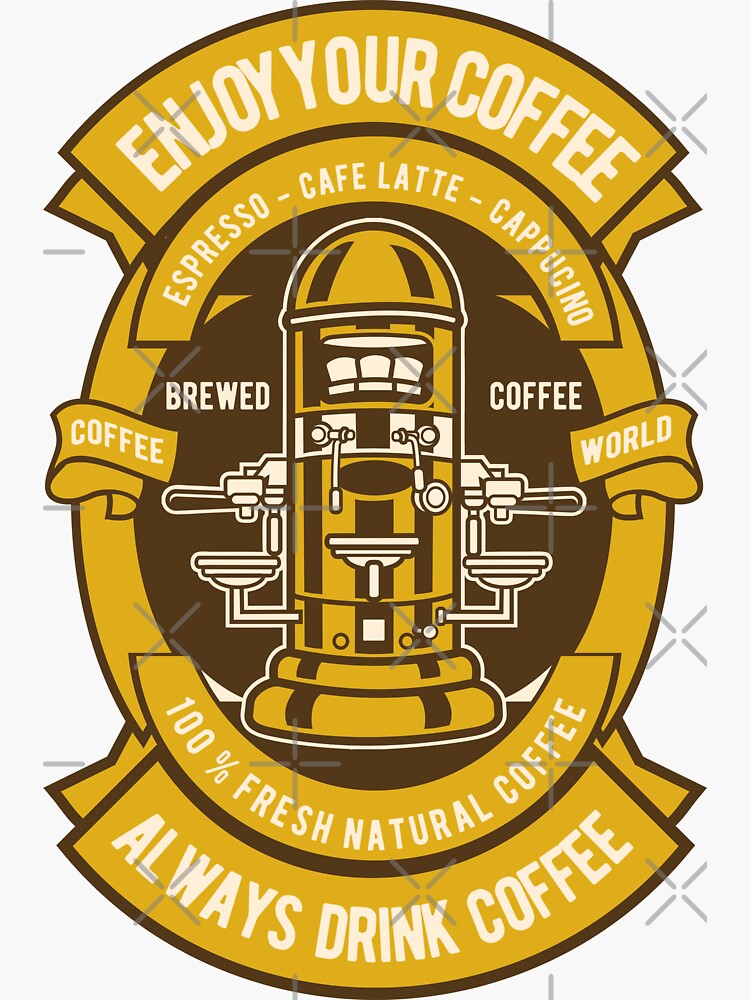 "Coffee Themed Gifts for Coffee Lovers, Enjoy Your Coffee Brewed ...