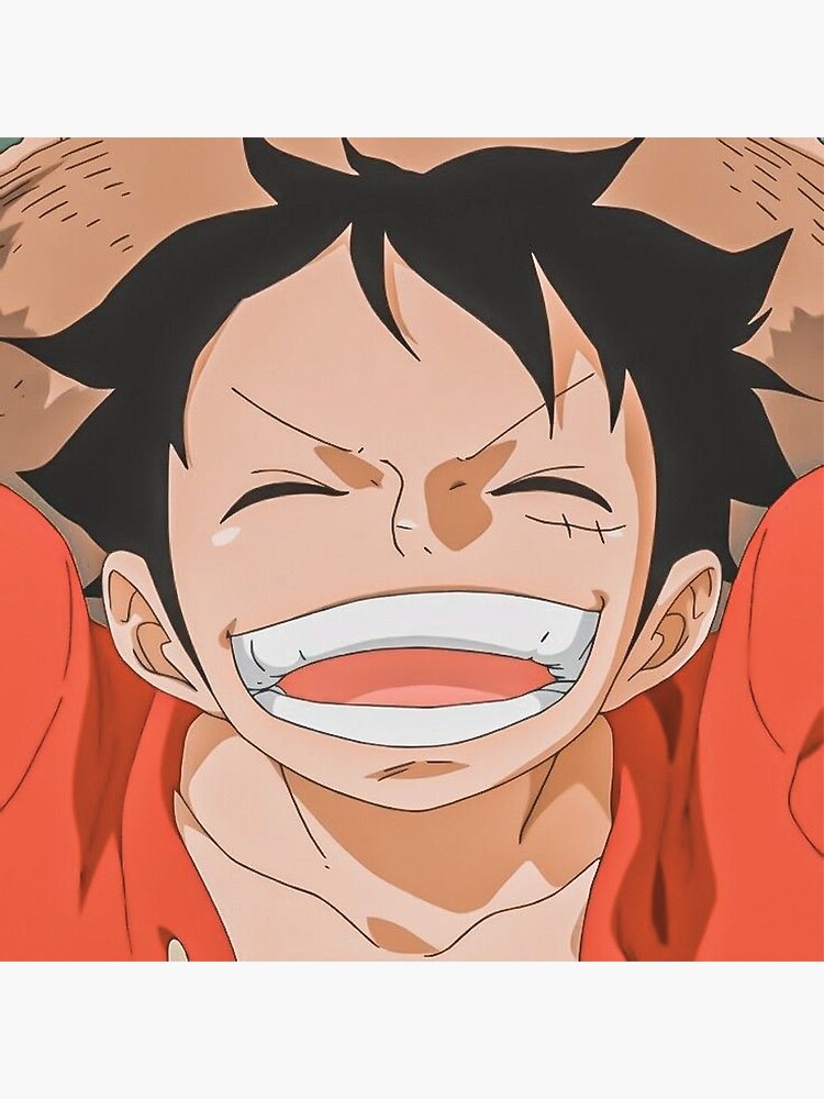 "Luffy Happy" Poster for Sale by animervd1 | Redbubble