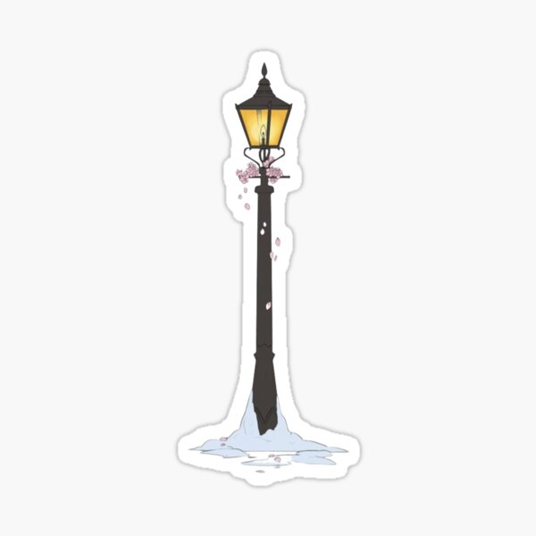 "The Lion the Witch and the Wardrobe Lamppost" Sticker for Sale by ...