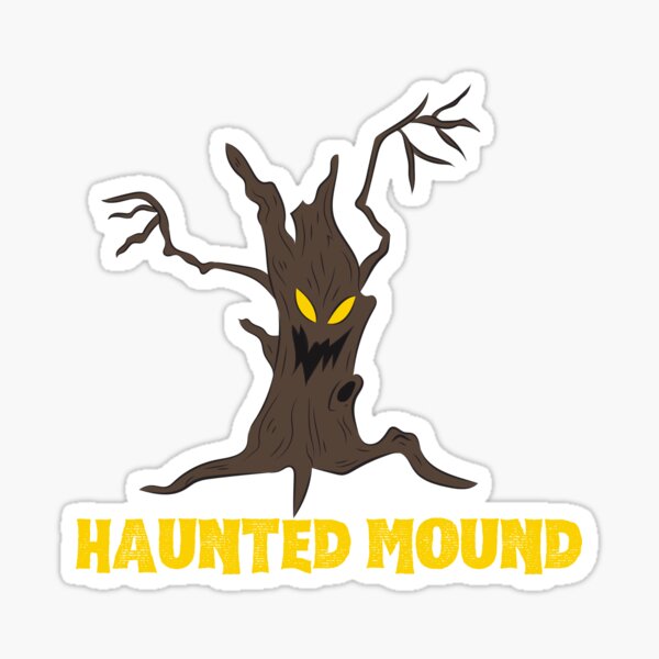 "haunted mound" Sticker for Sale by Eforsashop | Redbubble