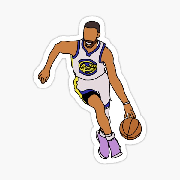 "Steph Curry Cartoon" Sticker for Sale by Taterbiz | Redbubble