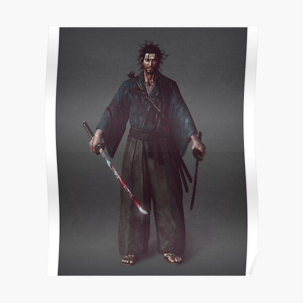 "Miyamoto musashi" Poster for Sale by Hchmaouichop | Redbubble