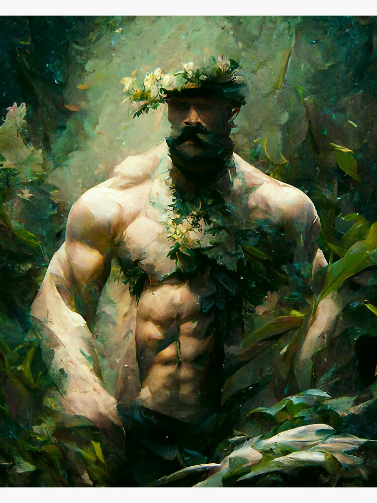 "Forest God" Sticker for Sale by MentalSynthetic | Redbubble