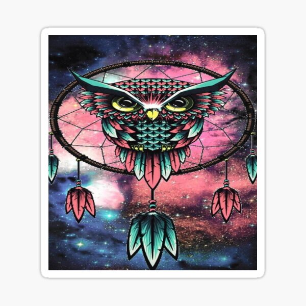 "astral owl" Sticker for Sale by Teixeira224 | Redbubble