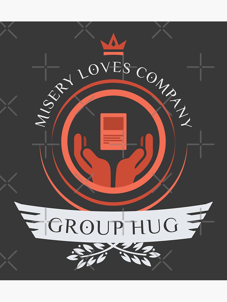 "Group Hug Life" Sticker by Jbui555 | Redbubble