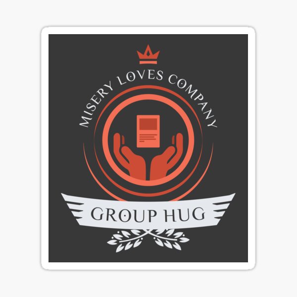 "Group Hug Life" Sticker by Jbui555 | Redbubble