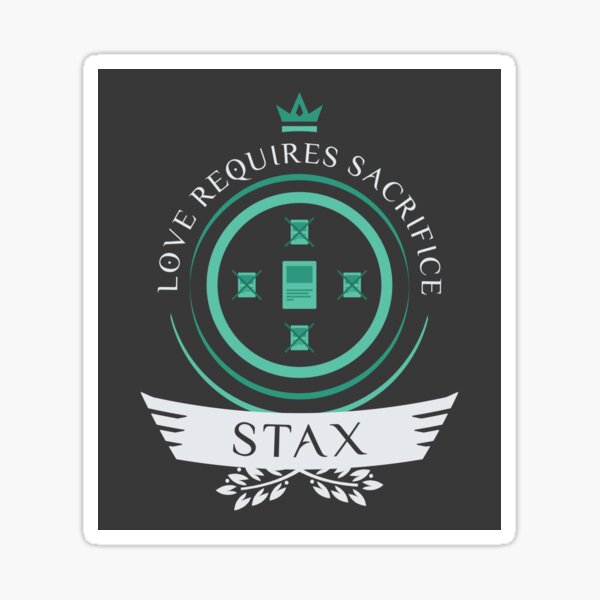 "Stax Life" Sticker for Sale by Jbui555 | Redbubble