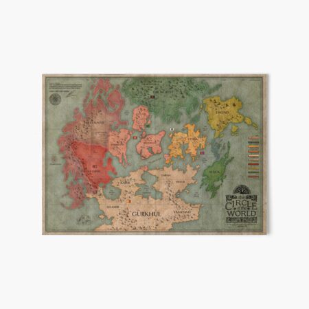 Lámina rígida «Primera Ley: El Círculo del Mundo mapa completo» de ...