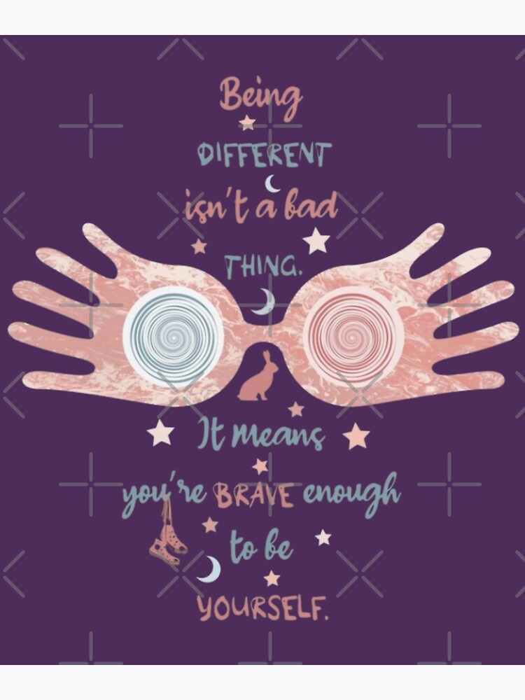 "Being Different is not a bad thing" Poster for Sale by LocalWizard ...